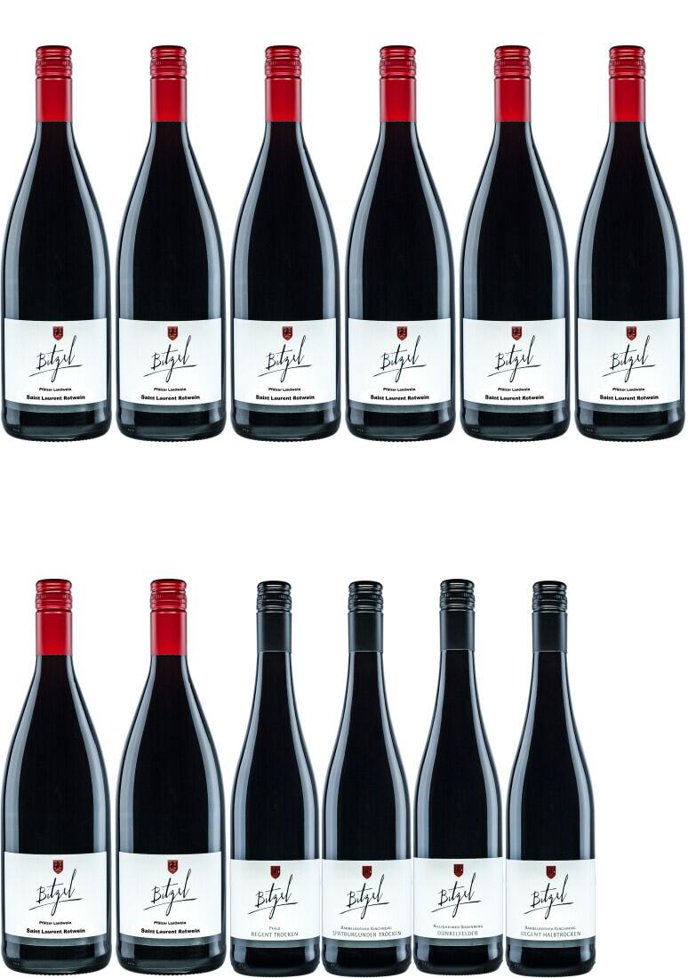 Auswahl Rotweine von Weingut Bitzel online kaufen