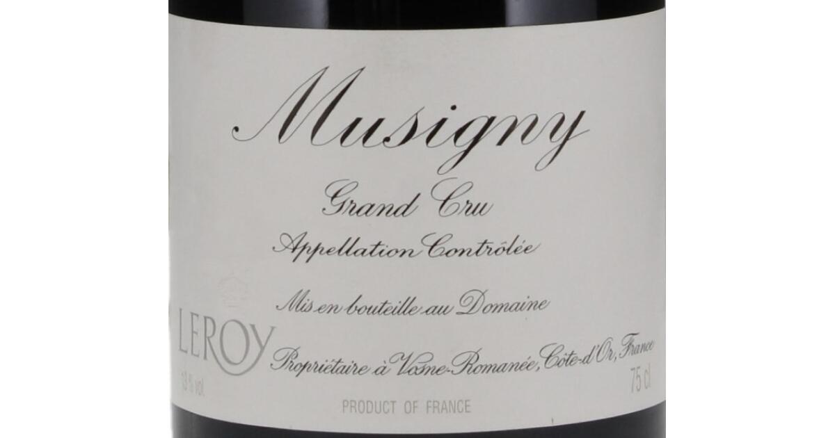 Musigny Grand Cru von Domaine Leroy online kaufen